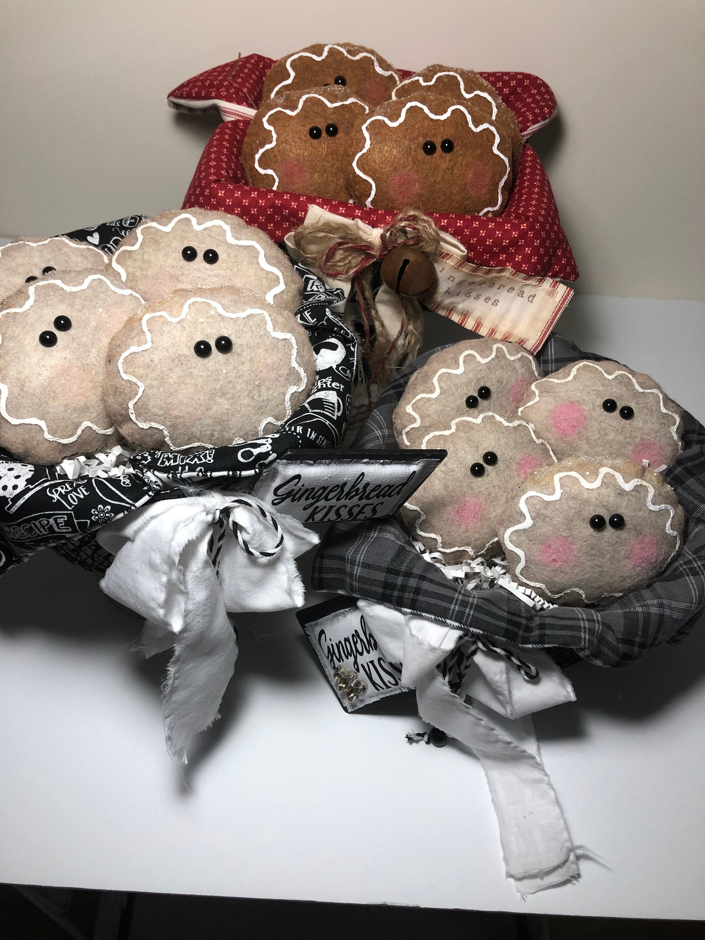 Gingerbread Cookie Basket - Etsy