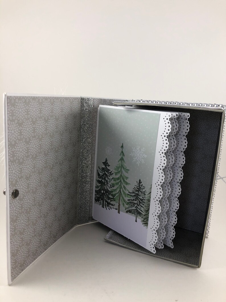 Christmas Photo Album Christmas Book Box Winter Photo Album - Etsy