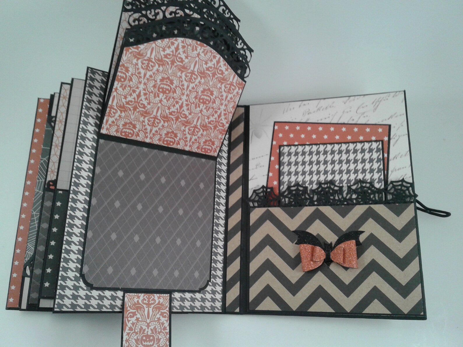 Halloween Photo Album Halloween Mini Album Scrapbook Album - Etsy