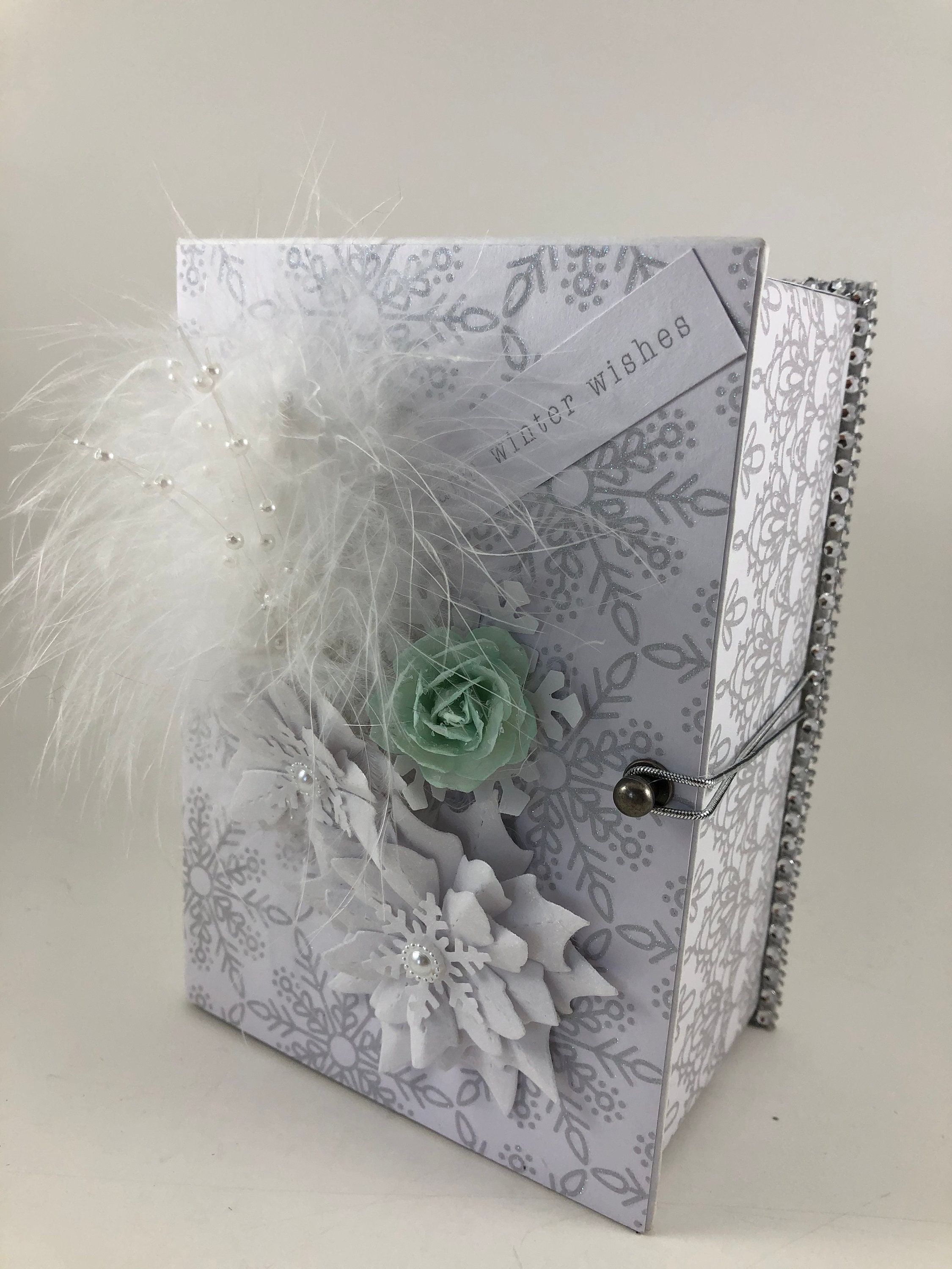 Christmas Photo Album Christmas Book Box Winter Photo Album - Etsy