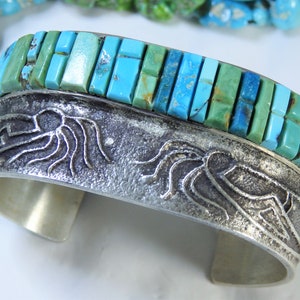 NAVAJO Rose Chee USA Mined TURQUOISE Sampler Tufa Cast - Etsy