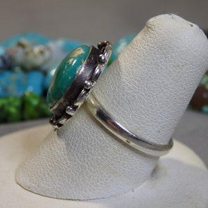 Natural Nevada FOX Mine TURQUOISE Sterling Silver RING Sz7 - Etsy