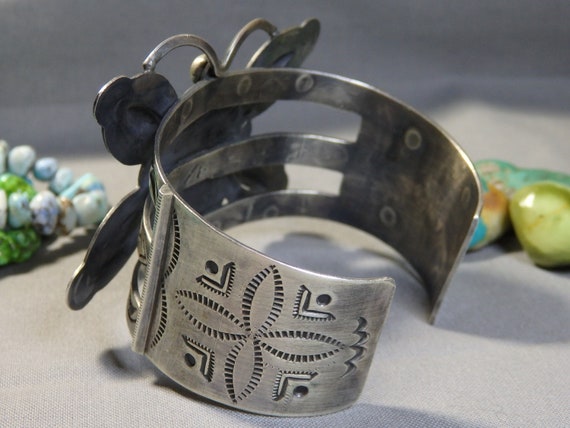NAVAJO Dean Sandoval Pilot Mountain TURQUOISE Sterlin… - Gem