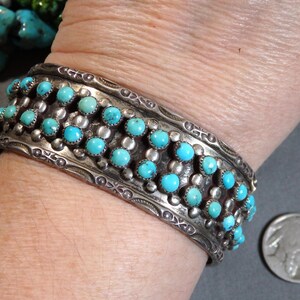 Rare ZUNI Jason & Pearl Ukestine Sleeping Beauty TURQUOISE Snake Eyes ...