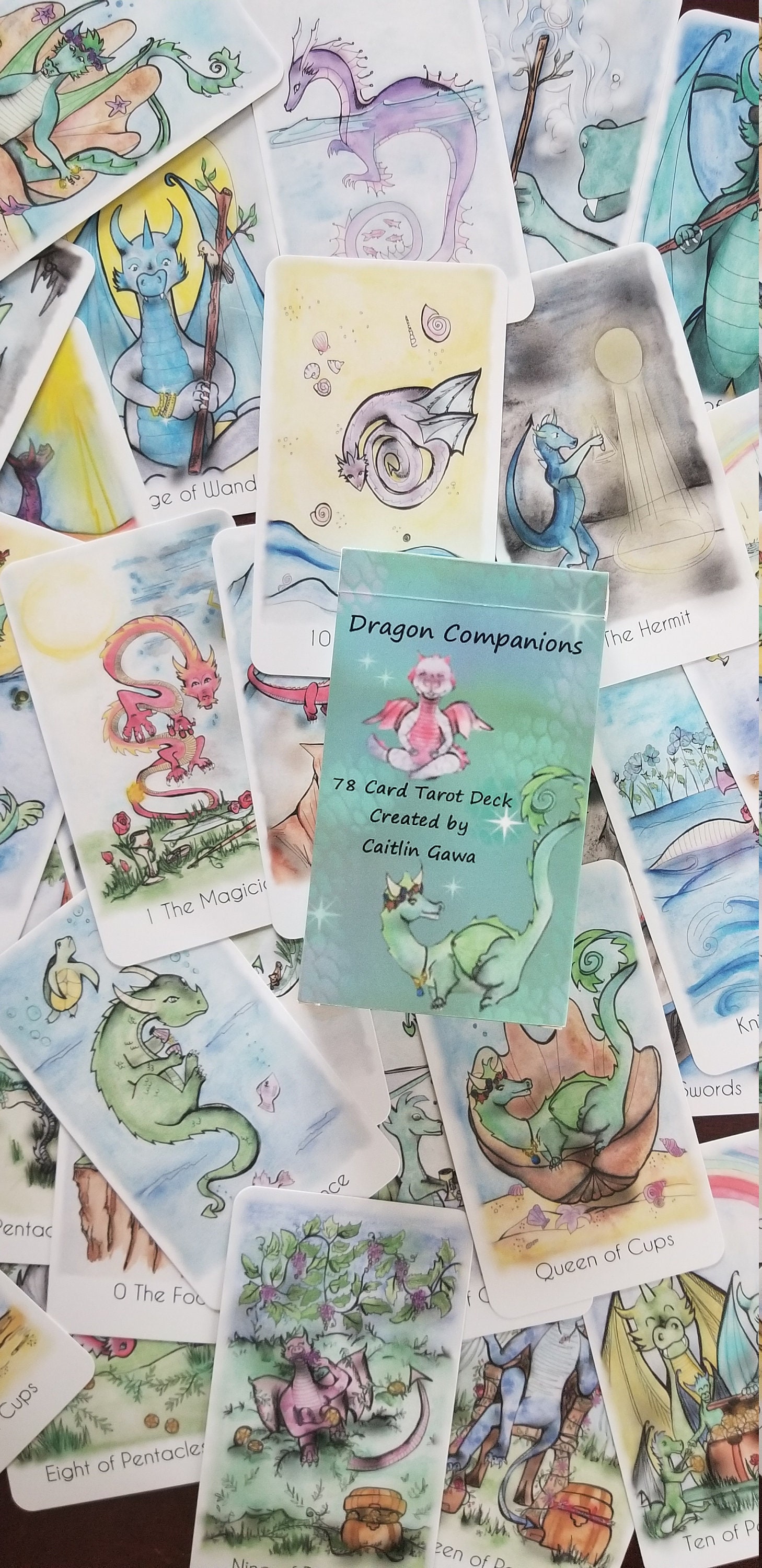 Tarot Dragon Companions Tarot Deck Tarot Deck Tarot Cards - Etsy