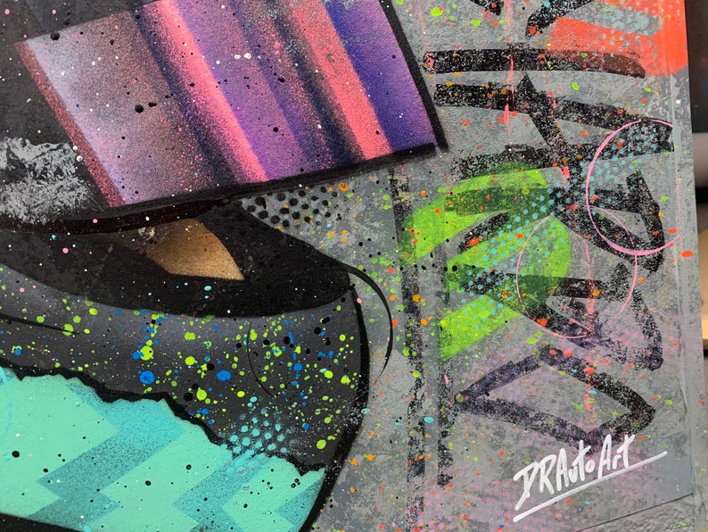 Daniel Ricciardo Graffiti Painting - Etsy