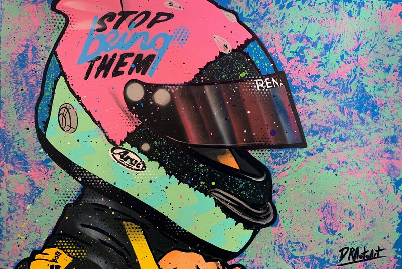 Daniel Ricciardo Graffiti Painting | Etsy