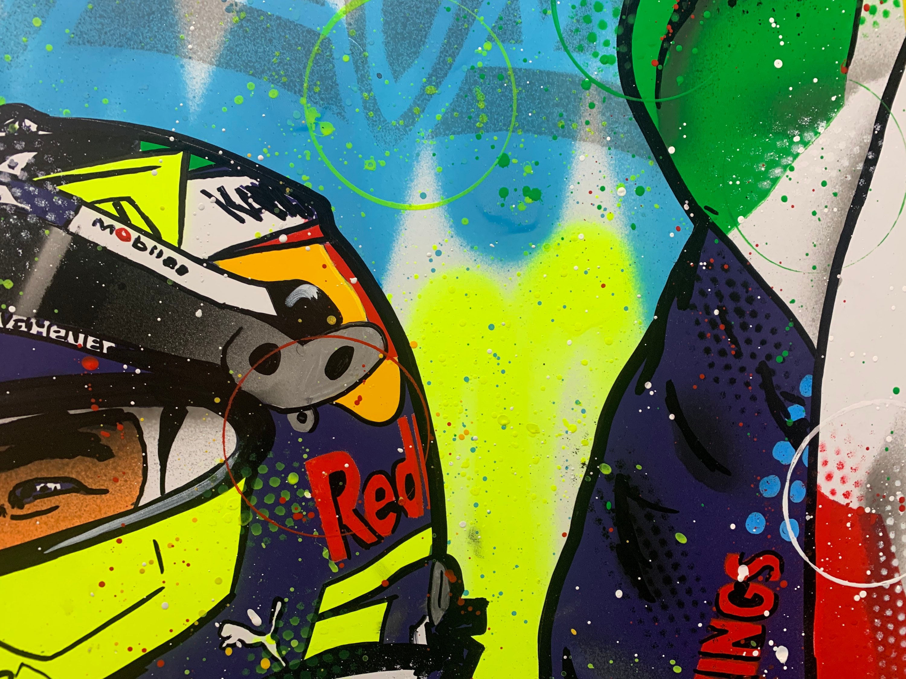 Sergio Perez Red Bull Graffiti Painting - Etsy