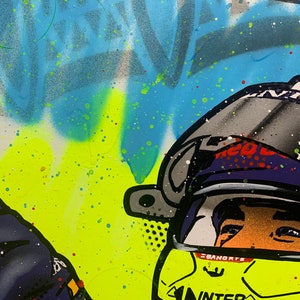 Sergio Perez Red Bull Graffiti Painting - Etsy