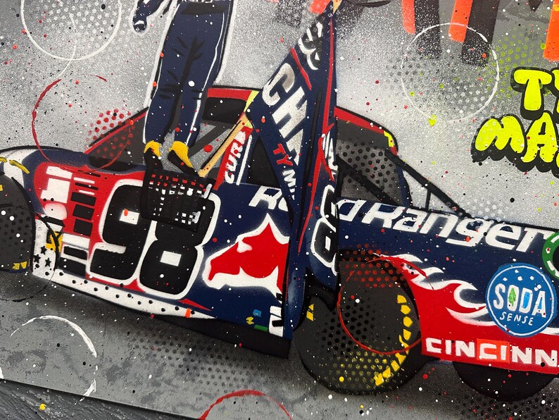 Ty Majeski - 2024 Truck Series Champ - Graffiti Painting - Etsy
