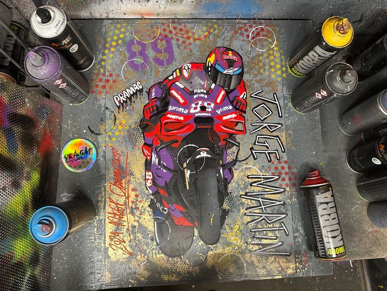 Jorge Martin 2024 – Graffiti Painting - Etsy