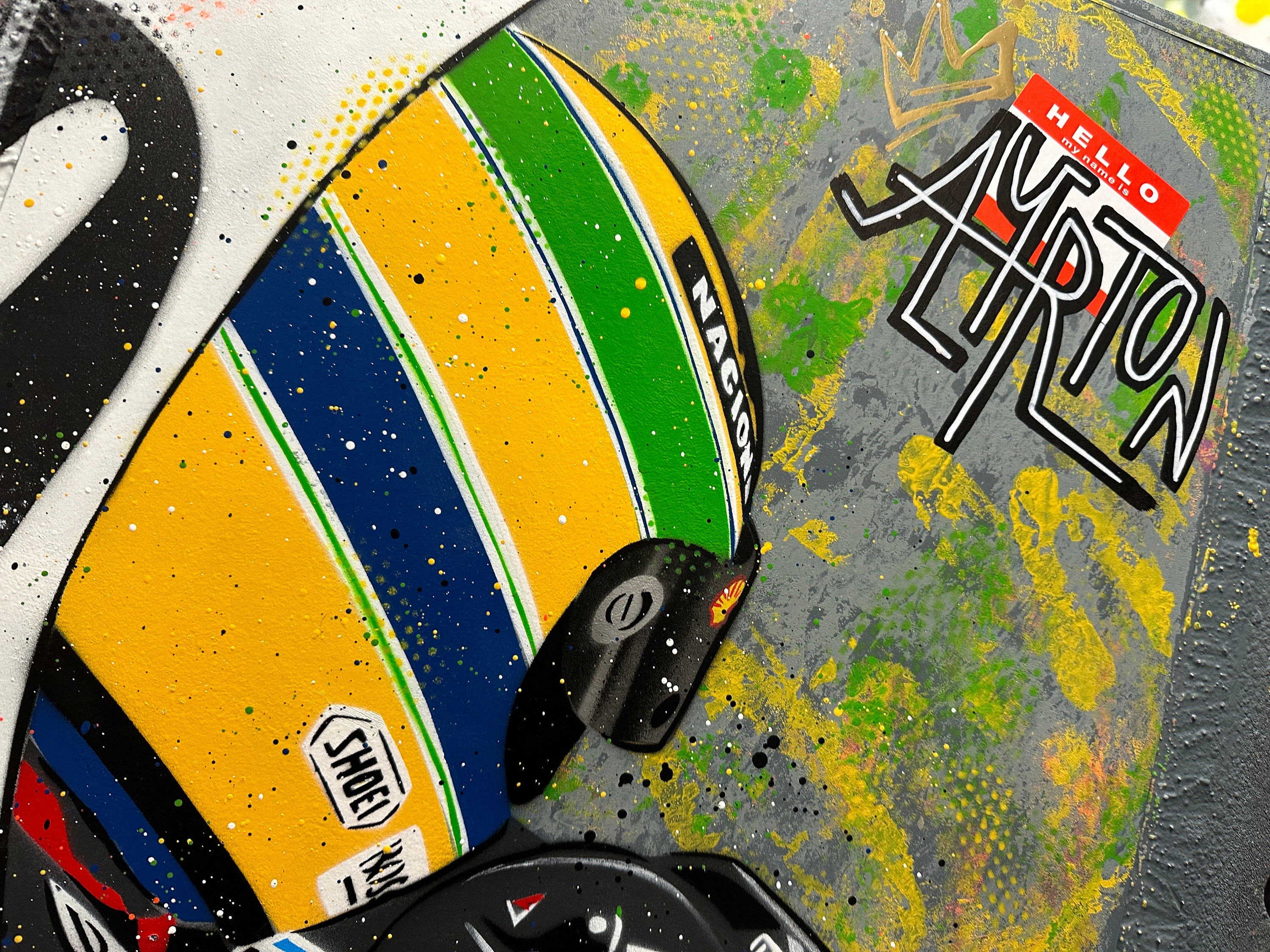 Ayrton Senna Graffiti Painting - Etsy