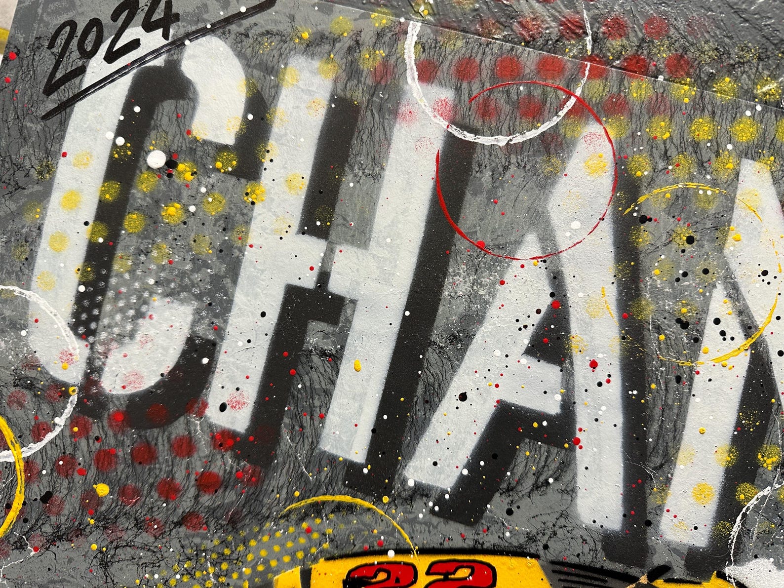 Joey Logano- 2024 CHAMPION, NASCAR - Graffiti Painting - Etsy