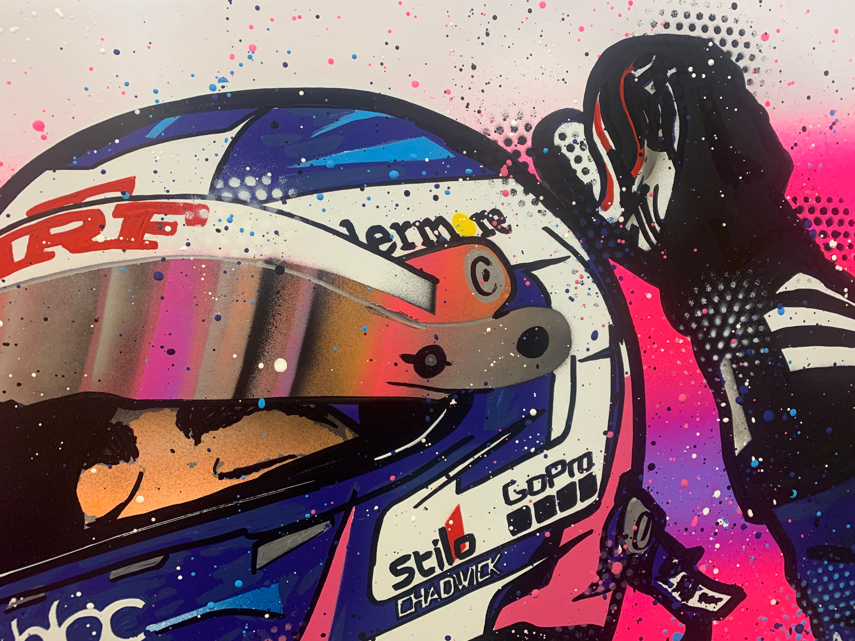 Jamie Chadwick Graffiti Painting - Etsy