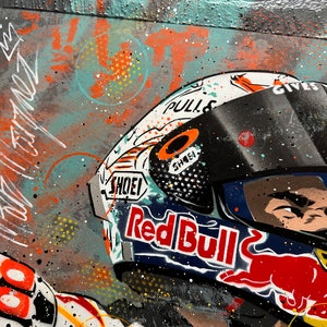 Marc Marquez Graffiti Painting - Etsy