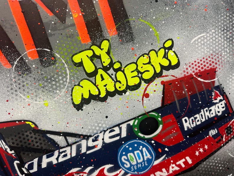 Ty Majeski - 2024 Truck Series Champ - Graffiti Painting - Etsy