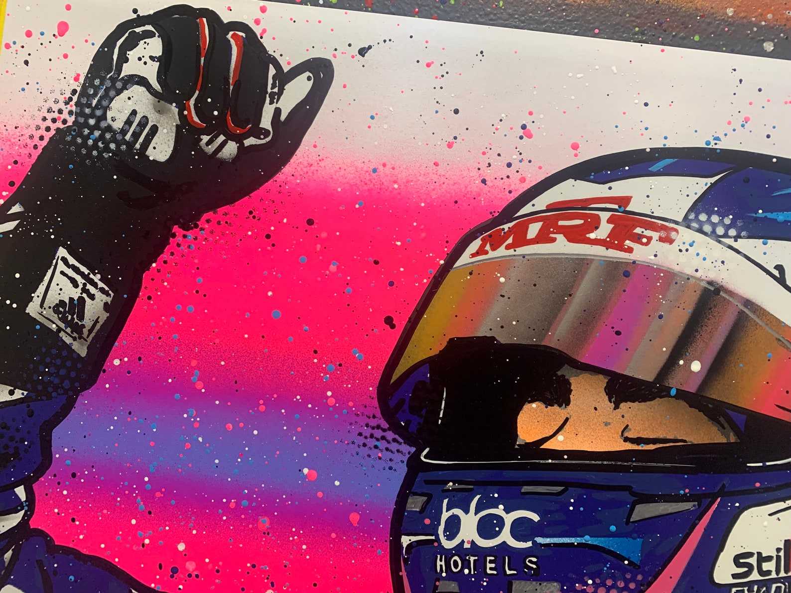 Jamie Chadwick Graffiti Painting - Etsy