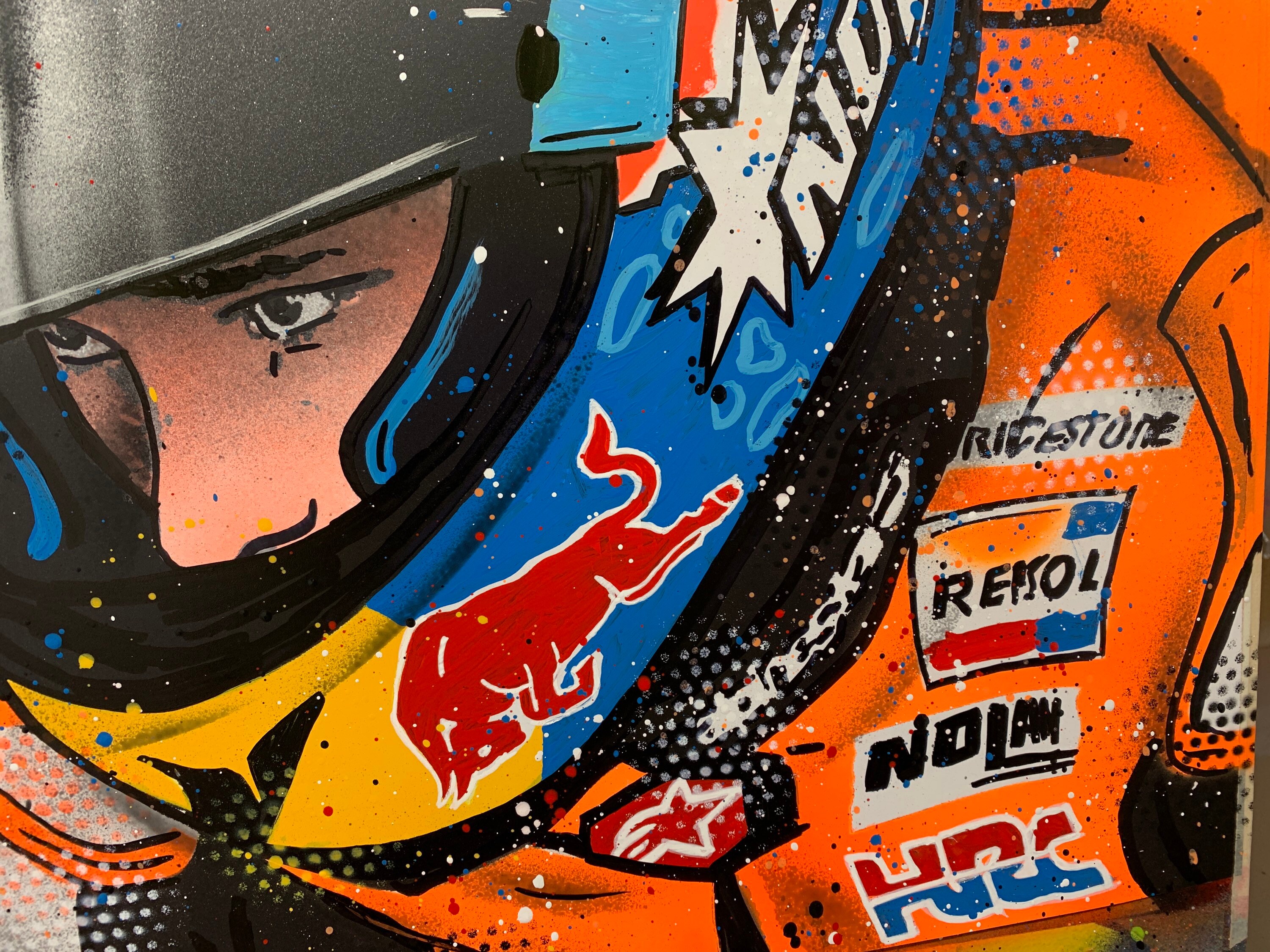 Casey Stoner Graffiti Painting - Etsy Singapore