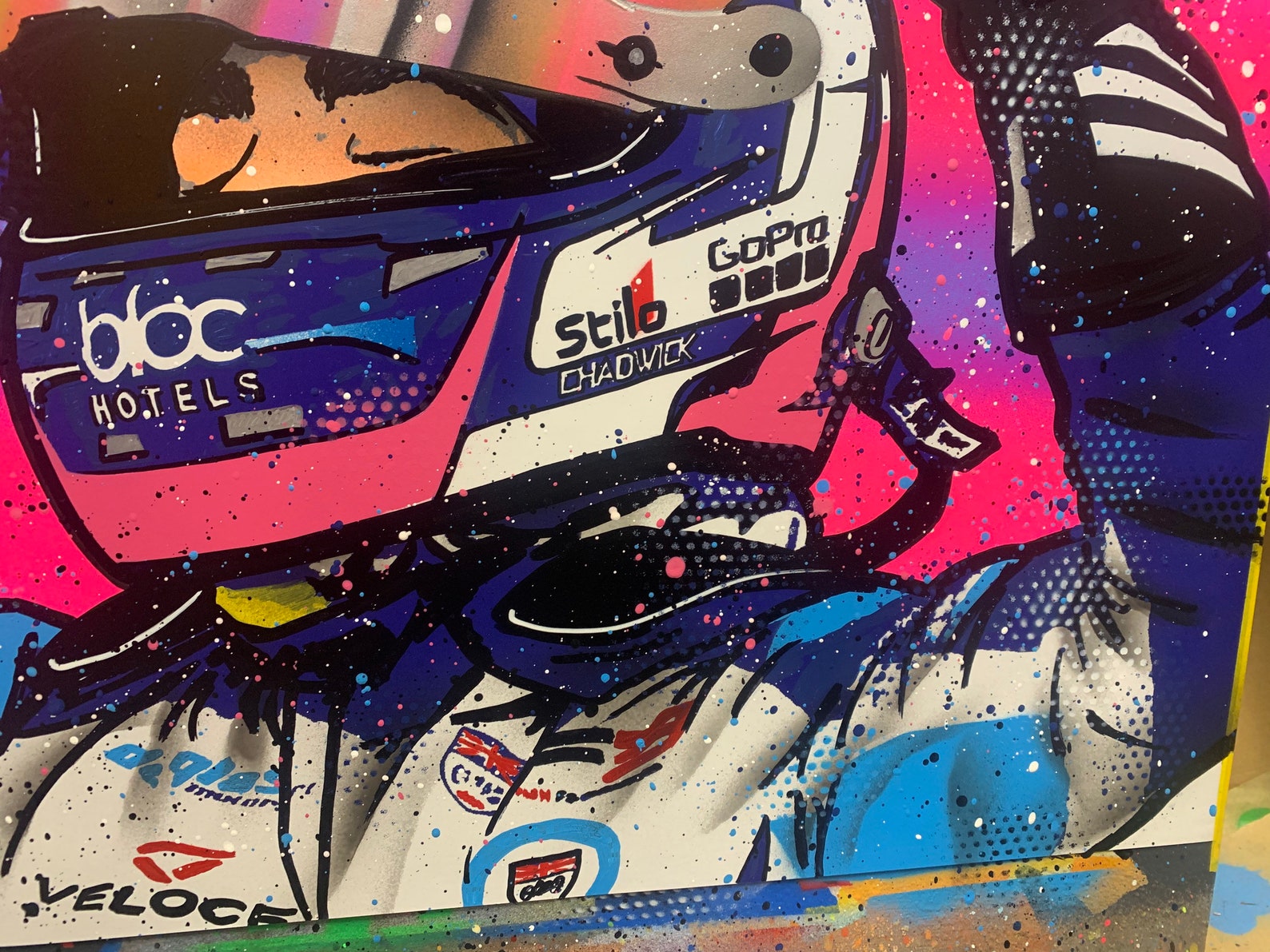 Jamie Chadwick Graffiti Painting - Etsy