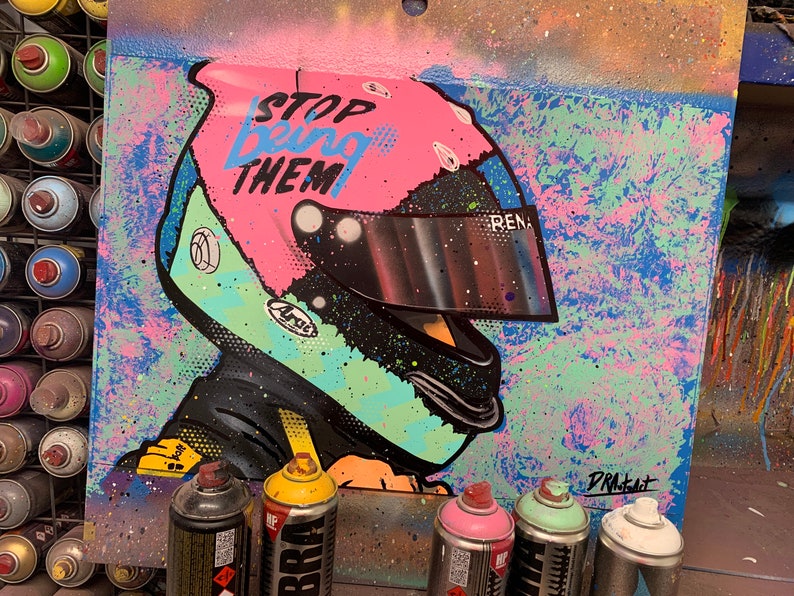 Daniel Ricciardo Graffiti Painting | Etsy
