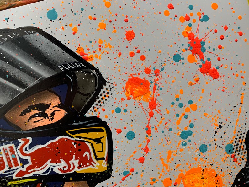 Marc Marquez Graffiti Painting - Etsy