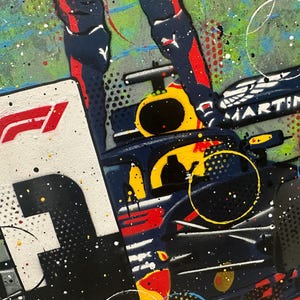 Daniel Ricciardo, Monaco - Graffiti Painting - Etsy