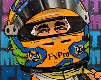 Daniel Ricciardo Graffiti Painting | Etsy