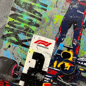 Daniel Ricciardo, Monaco - Graffiti Painting - Etsy