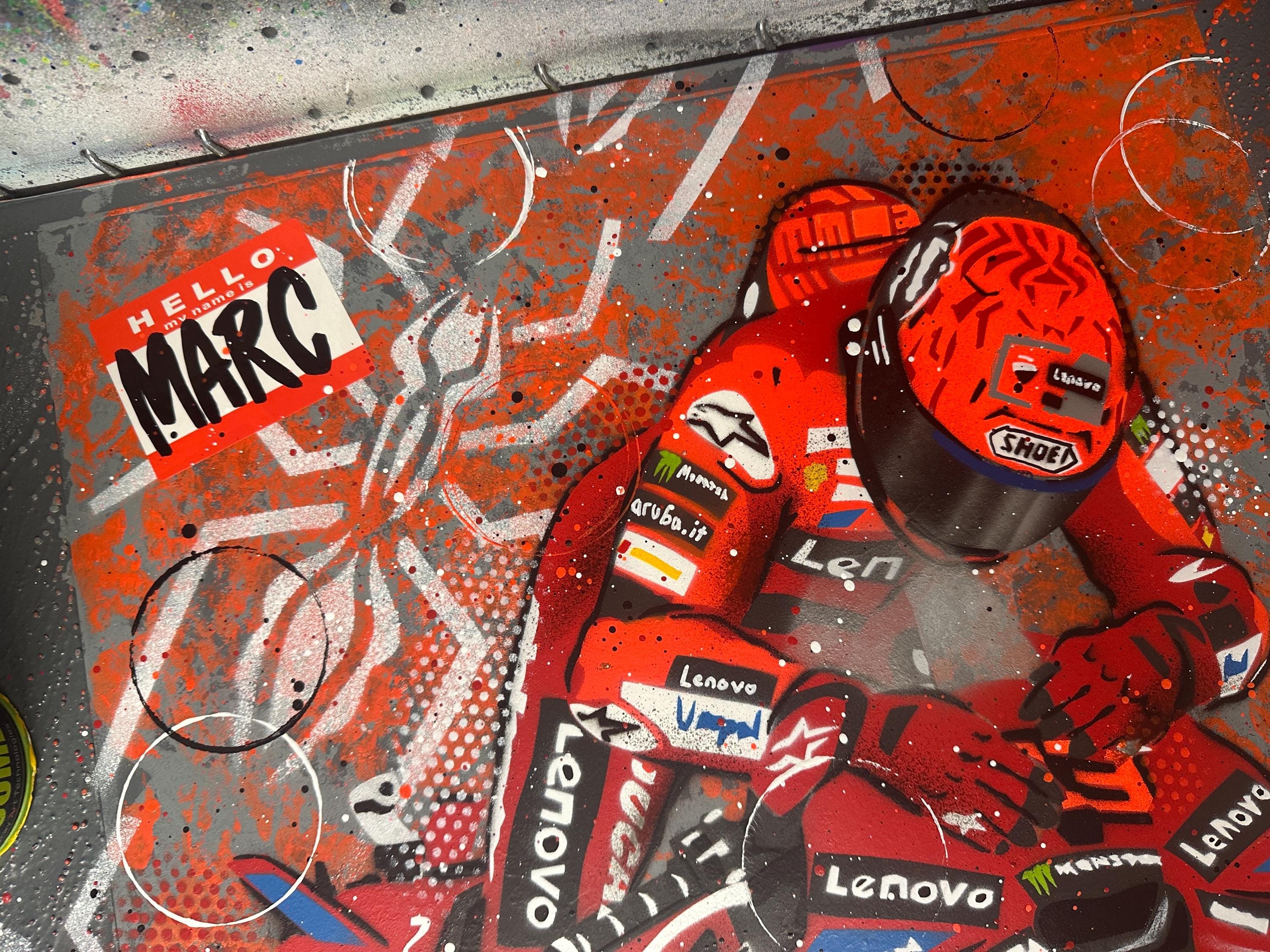 Marc Marquez, 2025 - Graffiti Painting - Etsy