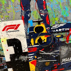 Daniel Ricciardo, Monaco - Graffiti Painting - Etsy