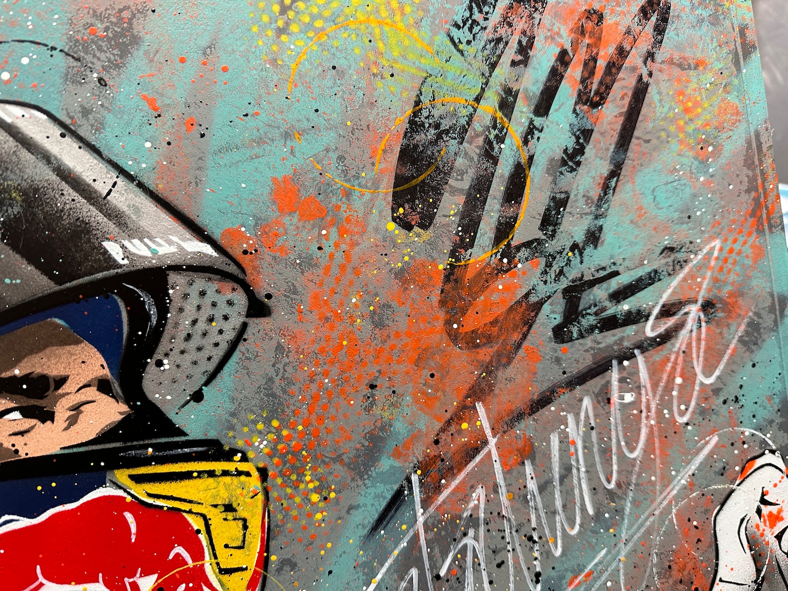 Marc Marquez Graffiti Painting - Etsy