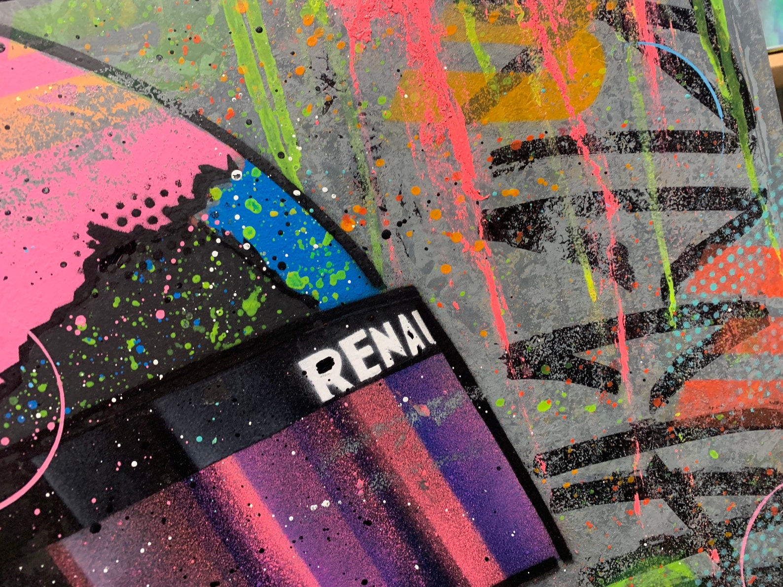 Daniel Ricciardo Graffiti Painting - Etsy