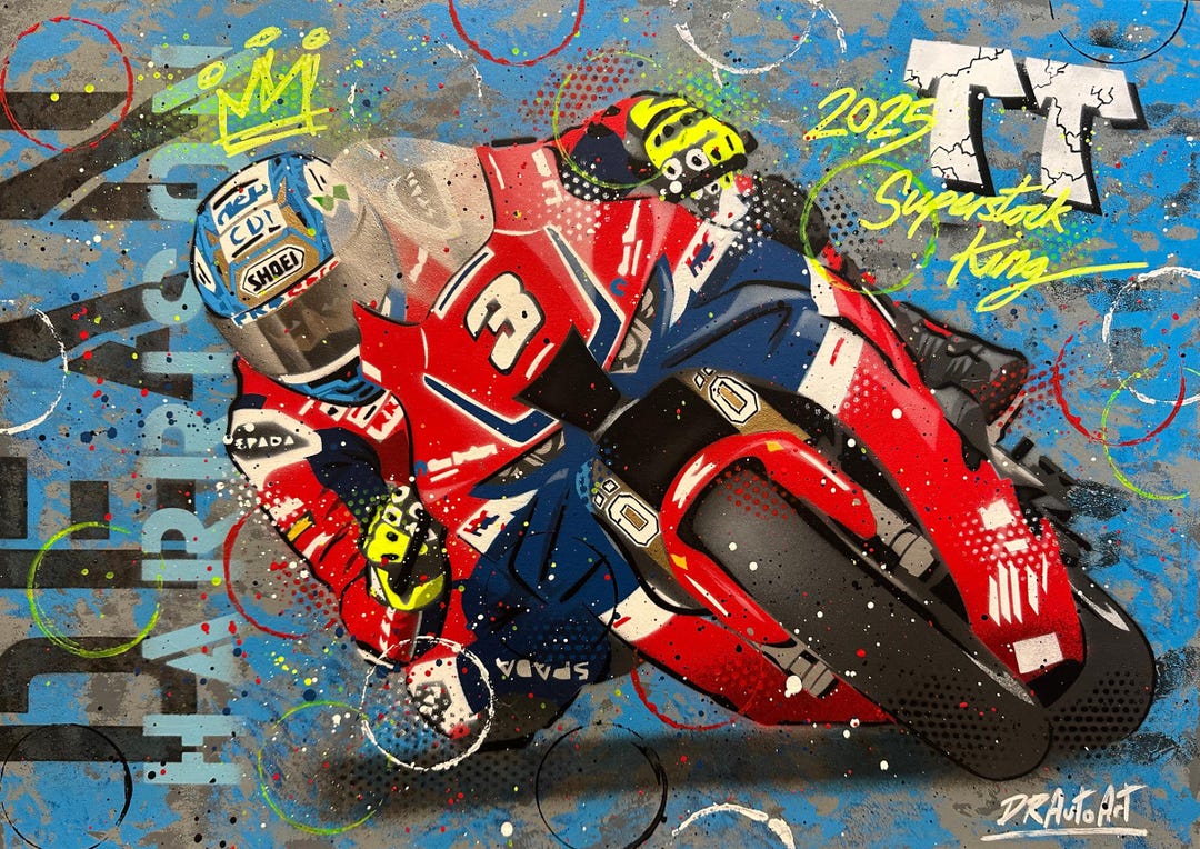 Dean Harrison , TT 2025 - Graffiti Painting - Etsy