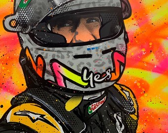 Daniel Ricciardo Graffiti Painting | Etsy