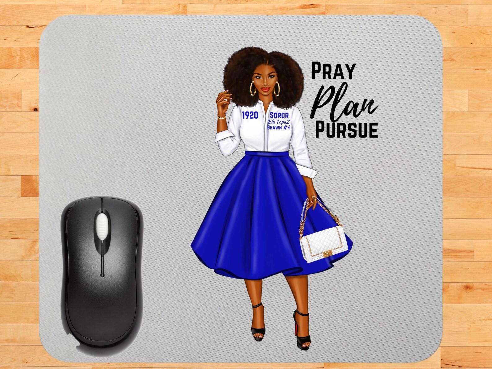 Zeta Phi Beta Mousepad Zeta Phi Beta Zetas Mousepad | Etsy