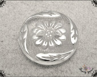 Three Transparent Vintage Buttons - Etsy