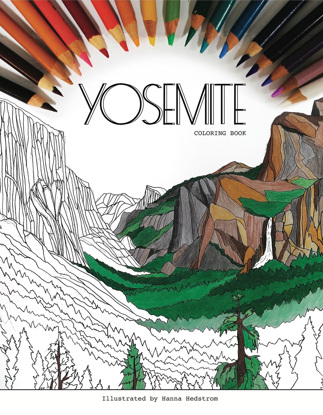 Yosemite Coloring Book PDF Download - Etsy