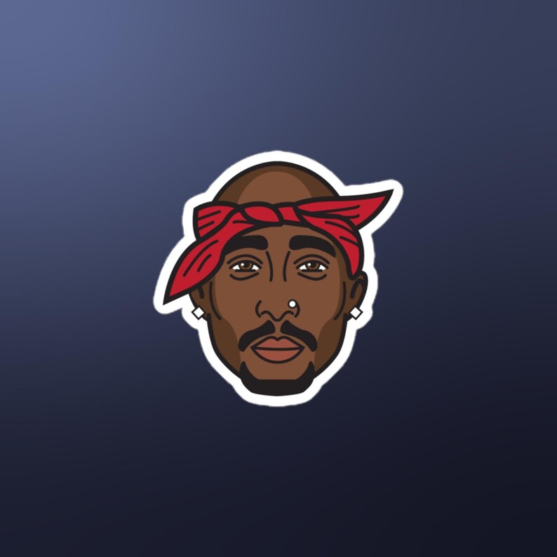 Tupac Shakur / Bubble-free Sticker - Etsy