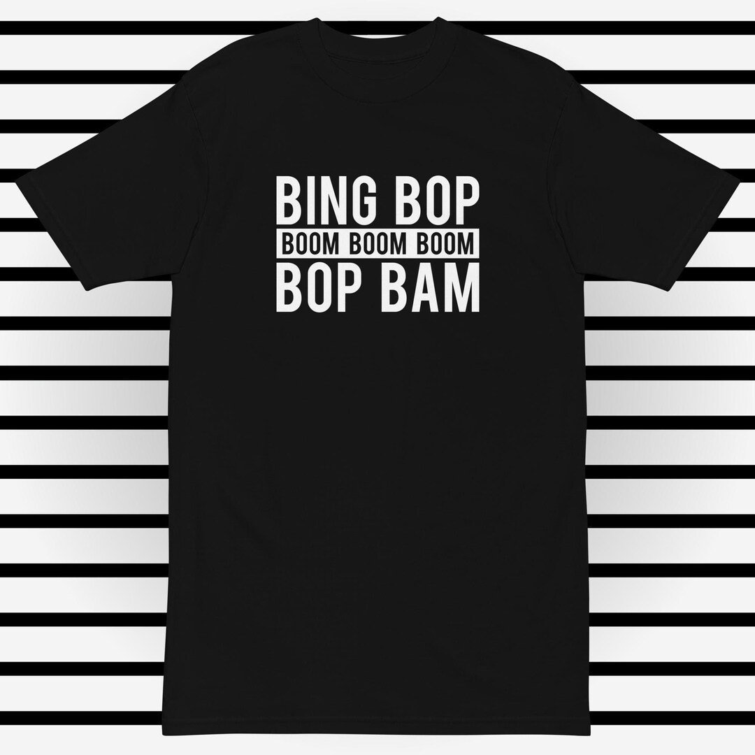 Bing Bop Heavyweight Tee - Kendrick Lamar Inspired - Etsy