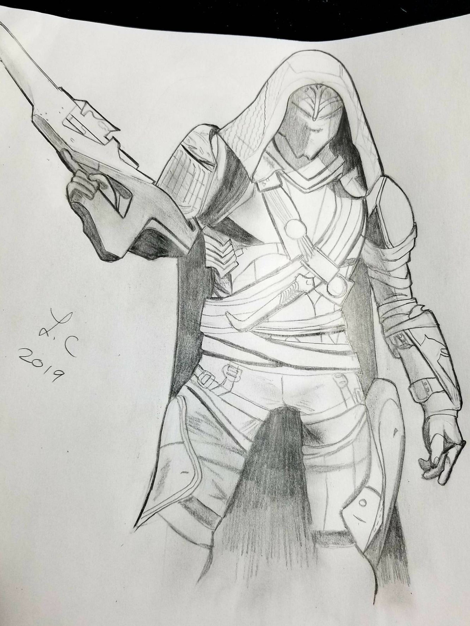 GAMER FANART sketched wall art customized hand drawn | Etsy