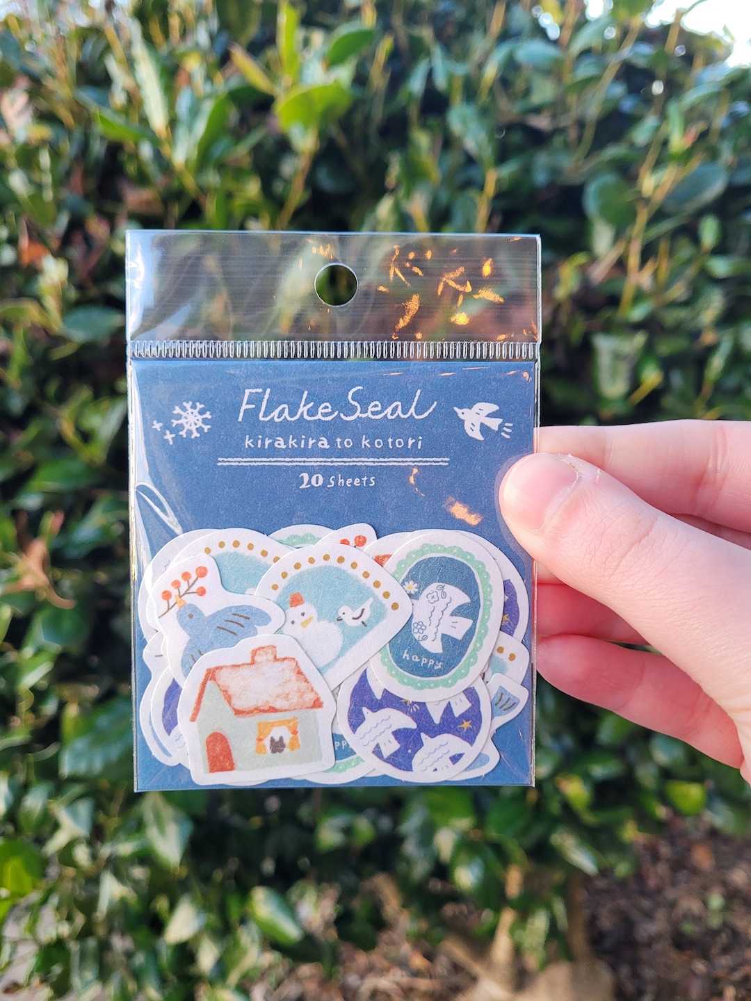 Japanese Bird Flake Stickers, Japan, Kawaii, Cute, Stationary ...