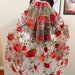 Embroidered Red Rose Wedding Veil: Floral Garden Bridal Veil (55cm) - Etsy