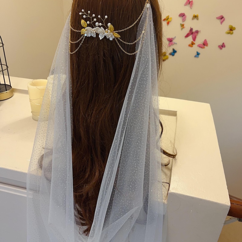 Clip in Veil - Etsy