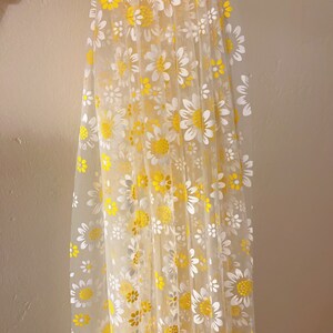 SUNFLOWER & DAISY: Bridal Veil Floral Bridal Veil, Colorful, Summer ...
