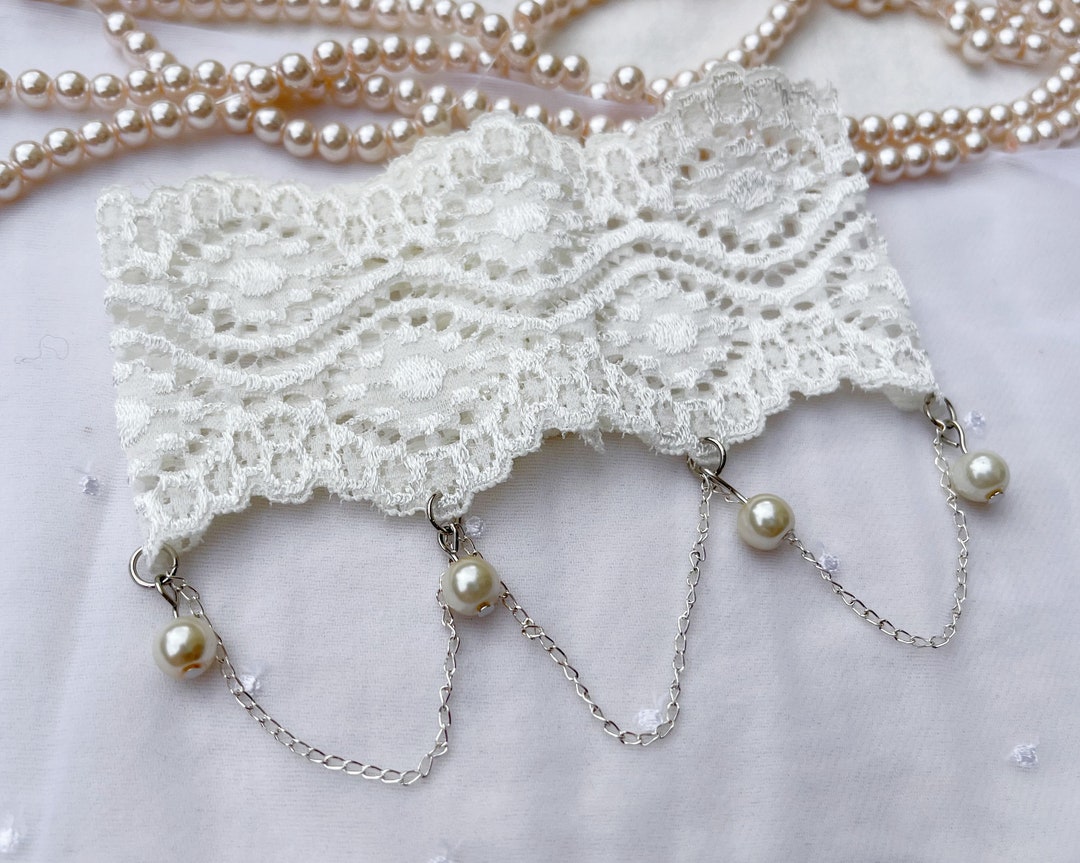 Bridal Arm Band ,lace Wedding White Floral Lace Arm Cuff Cover Scar ...
