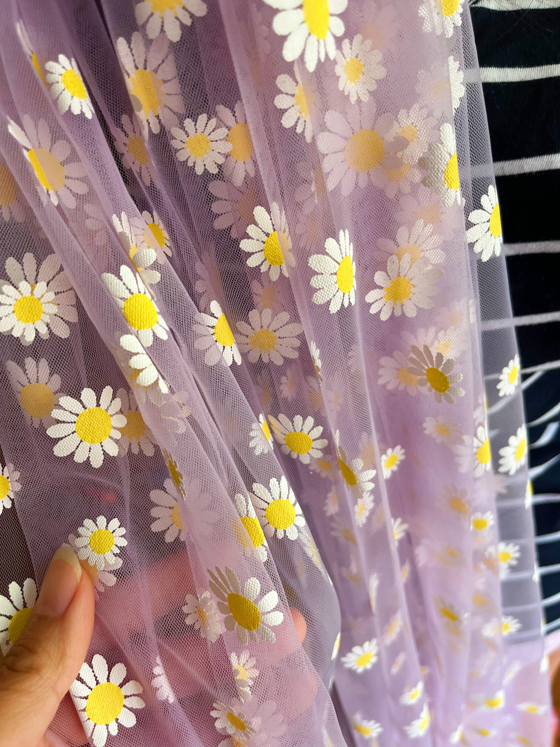 SUNFLOWER & DAISY: Bridal Veil Floral Bridal Veil, Colorful, Summer ...