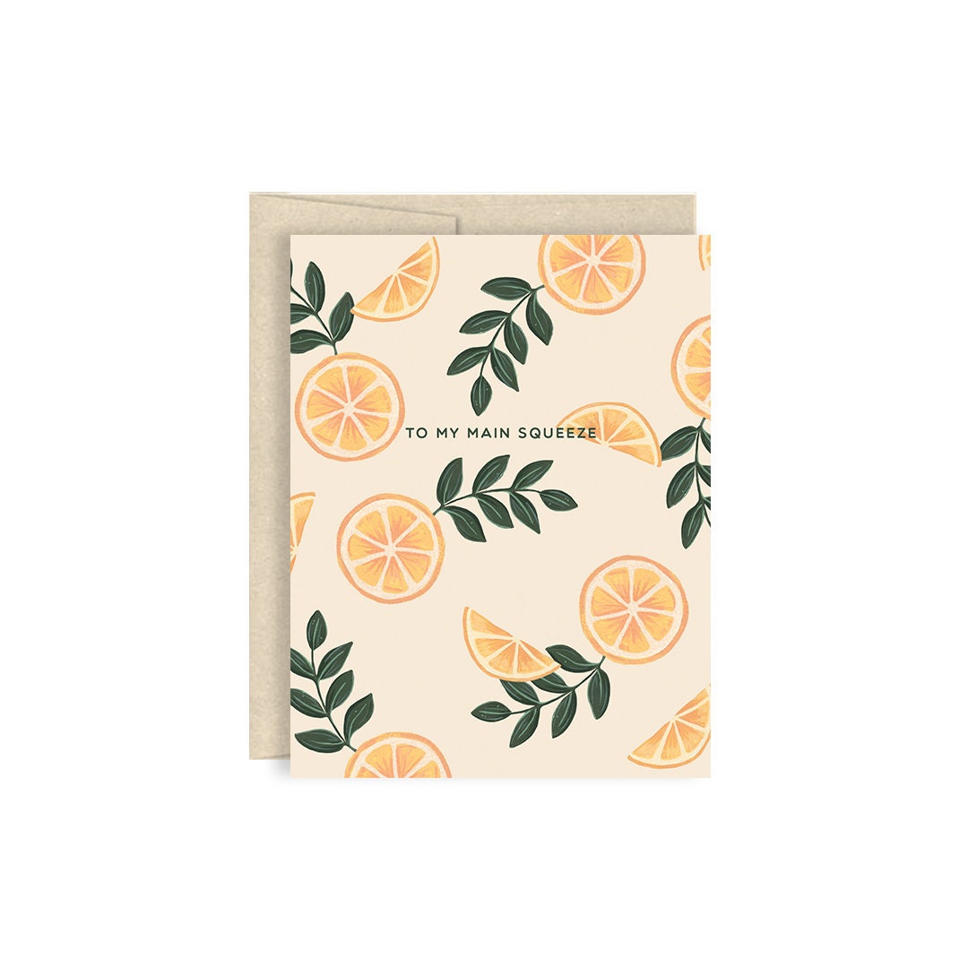 Main Squeeze Card Congratulations Card Celebration Card - Etsy