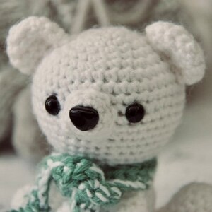 Paxton the Polar Bear | Small Crochet Baby Toy | Amigurumi Plushie ...