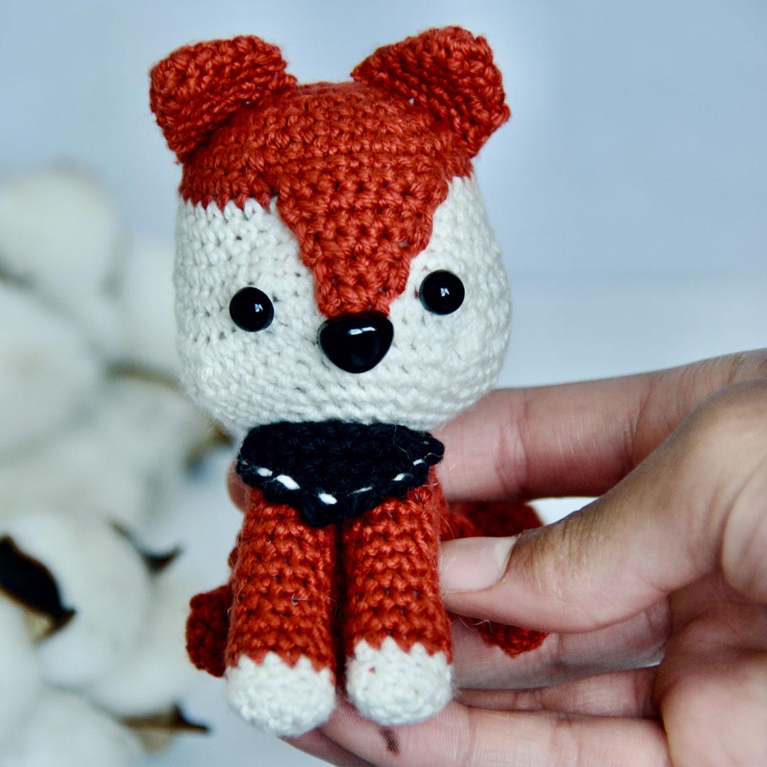 Finley the Fox | 100% Cotton Crochet Baby Toy | Amigurumi Plushie ...