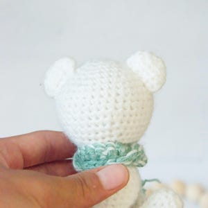 Paxton the Polar Bear | Small Crochet Baby Toy | Amigurumi Plushie ...